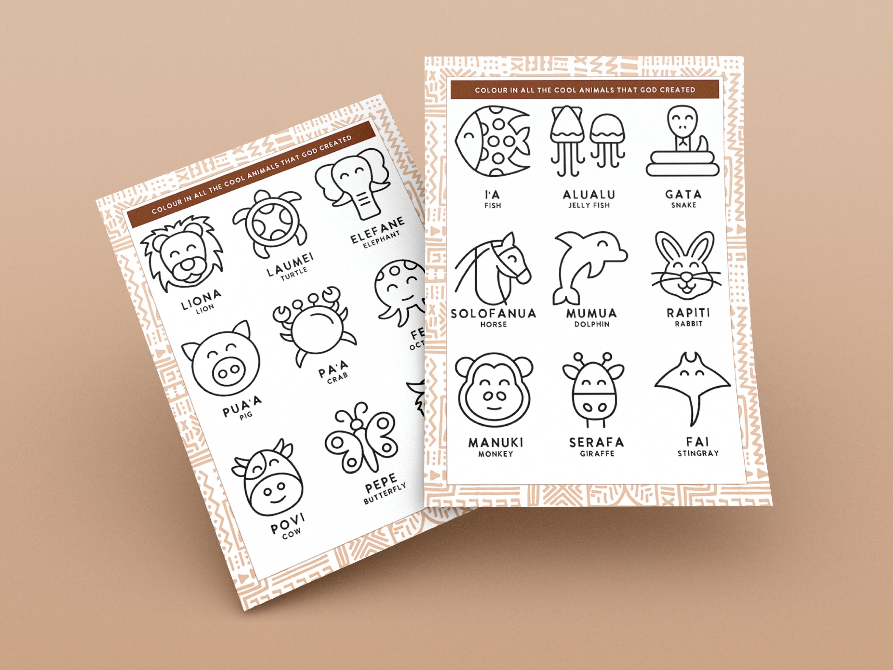 Aoga Aso Sa Sunday School Activity Sheets | Digital Download ONLY ...