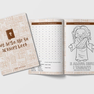 My Aoga Aso Sa Activity Book (samoan Sunday School) - Etsy UK