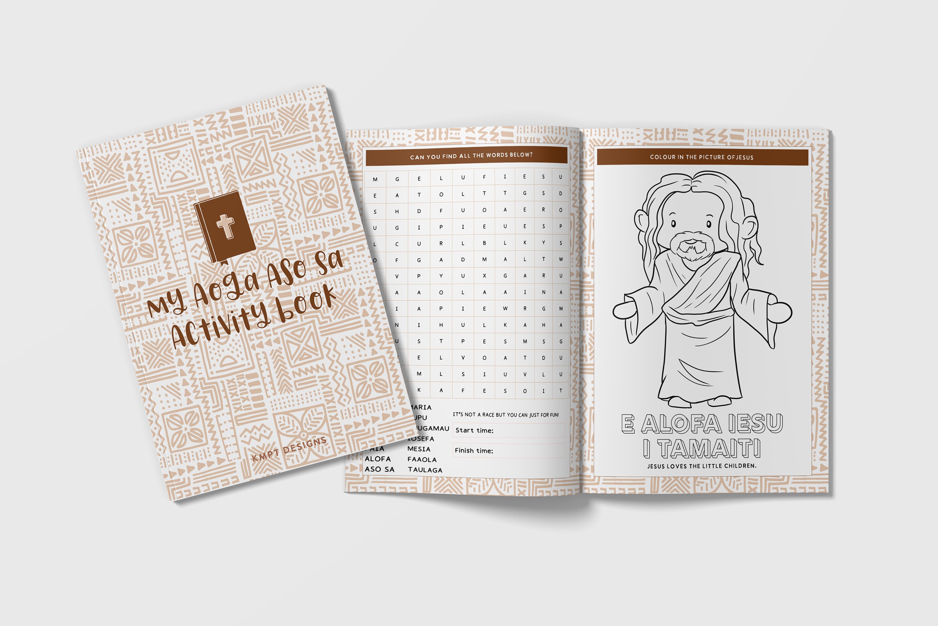 My Aoga Aso Sa Activity Book (samoan Sunday School) - Etsy UK