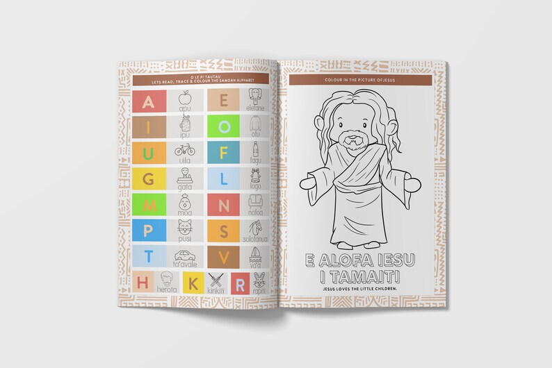 My Aoga Aso Sa Activity Book (samoan Sunday School) - Etsy UK