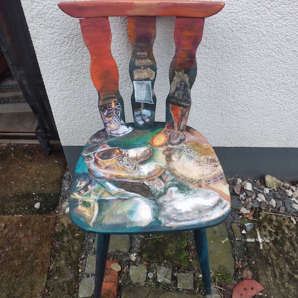 Hand Painted Chairs - Etsy