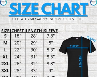 Delta Size Chart - Etsy