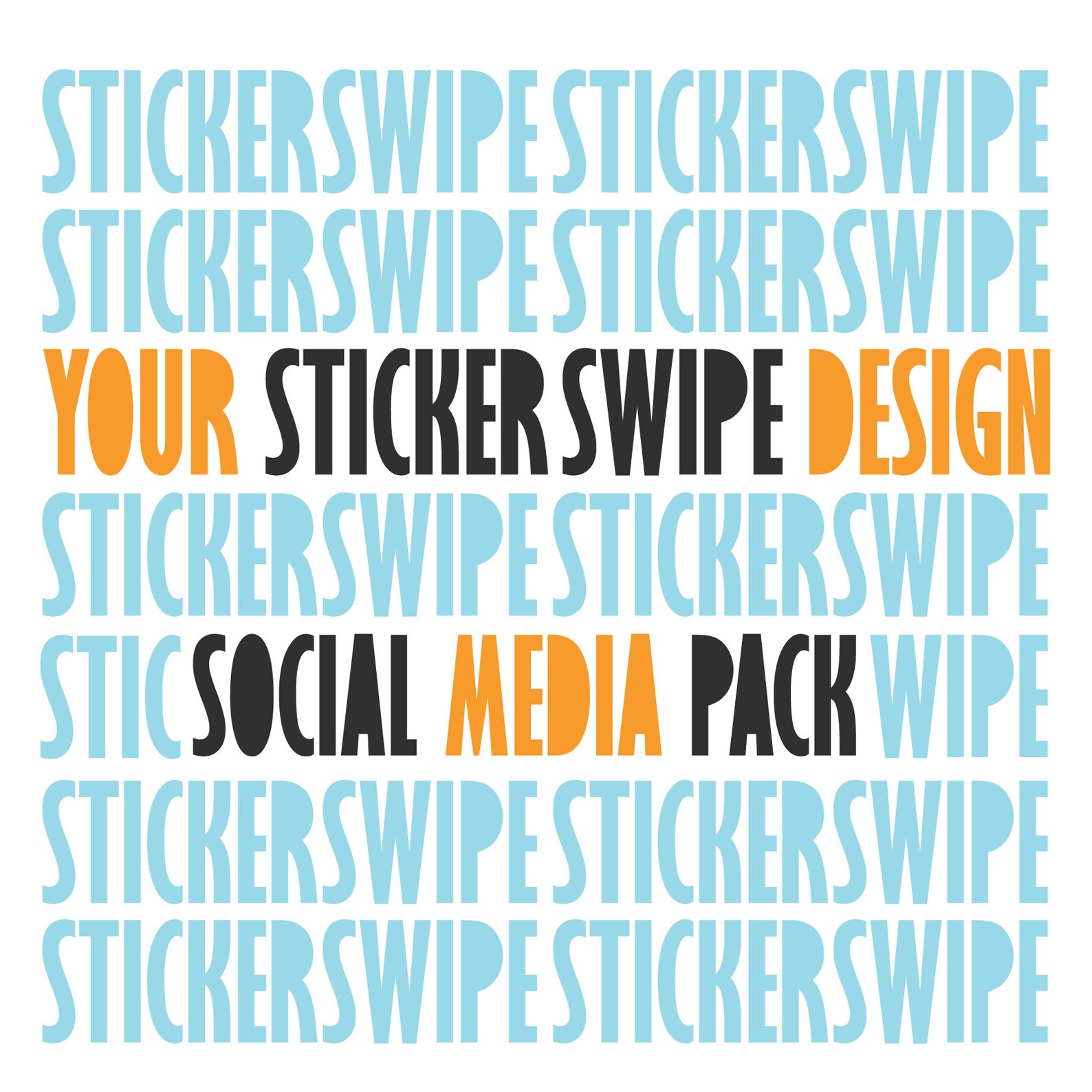 Social Media Vinyl Sticker Transfer Pack - Etsy