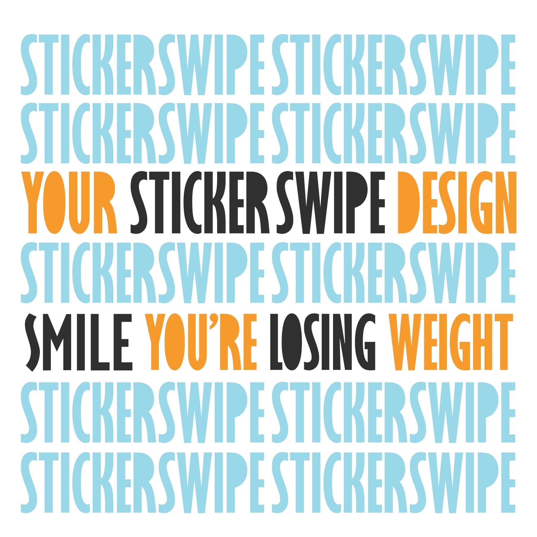 Smile You're Losing Weight Vinyl Transfer Sticker - Etsy
