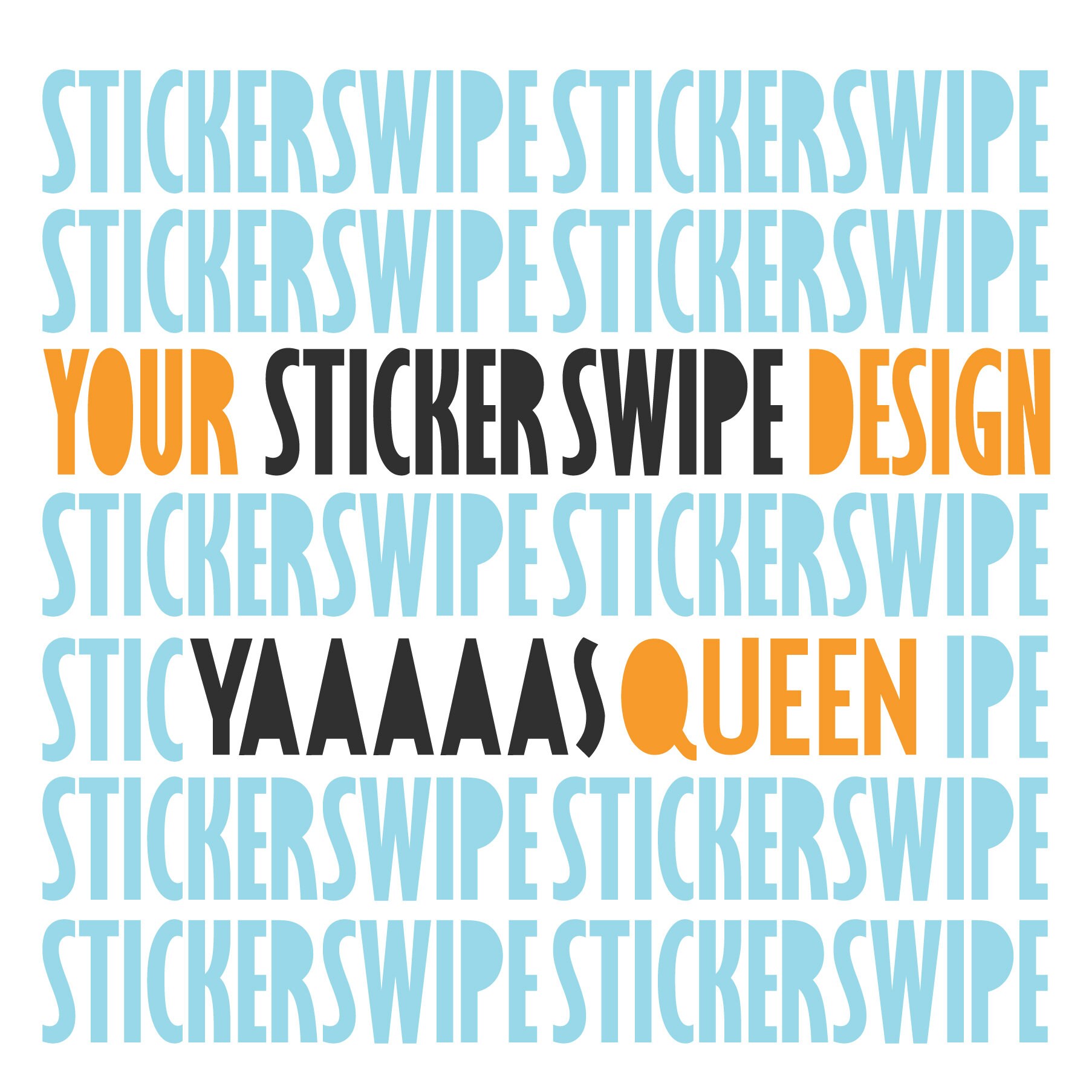 Yaaaaas Queen Vinyl Transfer Sticker - Etsy