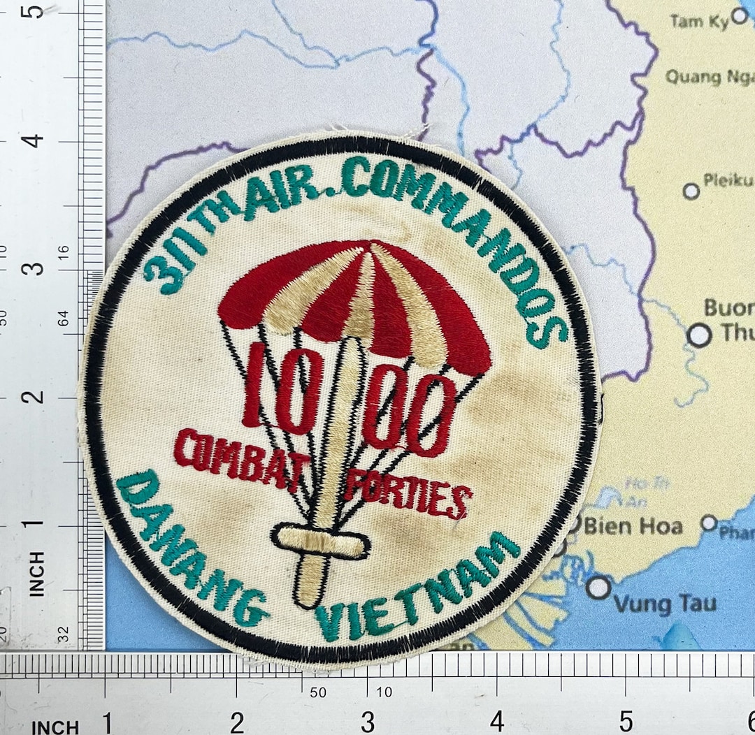 Patch ,US Air Force Gun Ship 311th Air Commandos Danang Vietnam 1000 ...