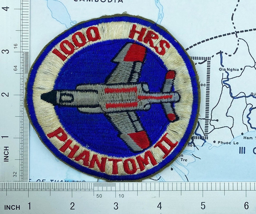 Patch Usaf 1000 Hours Phantom Ii Usaf Phantom - Etsy