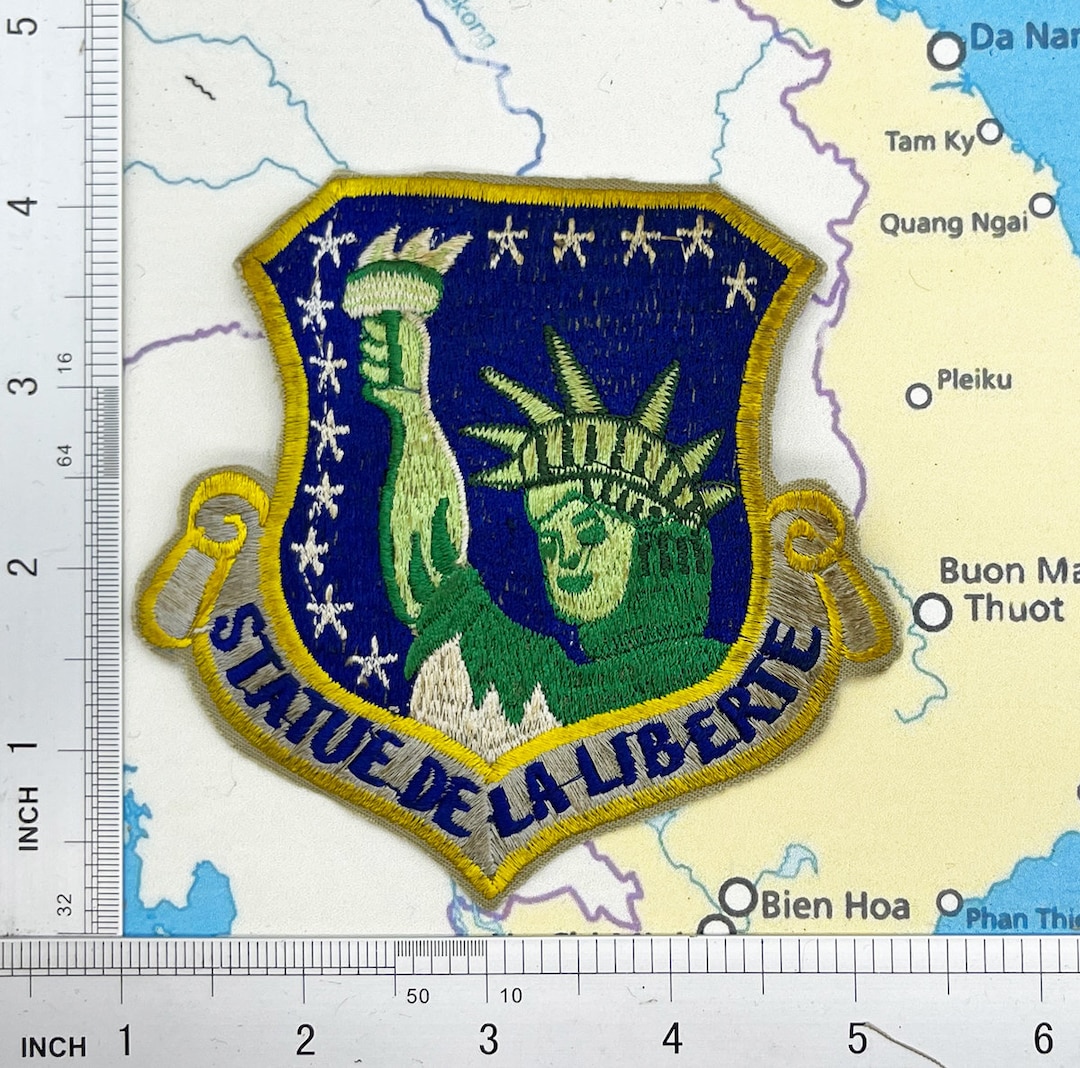 Patch Usaf 48th Tactical Fighter Wing Statue De La Liberte - Etsy