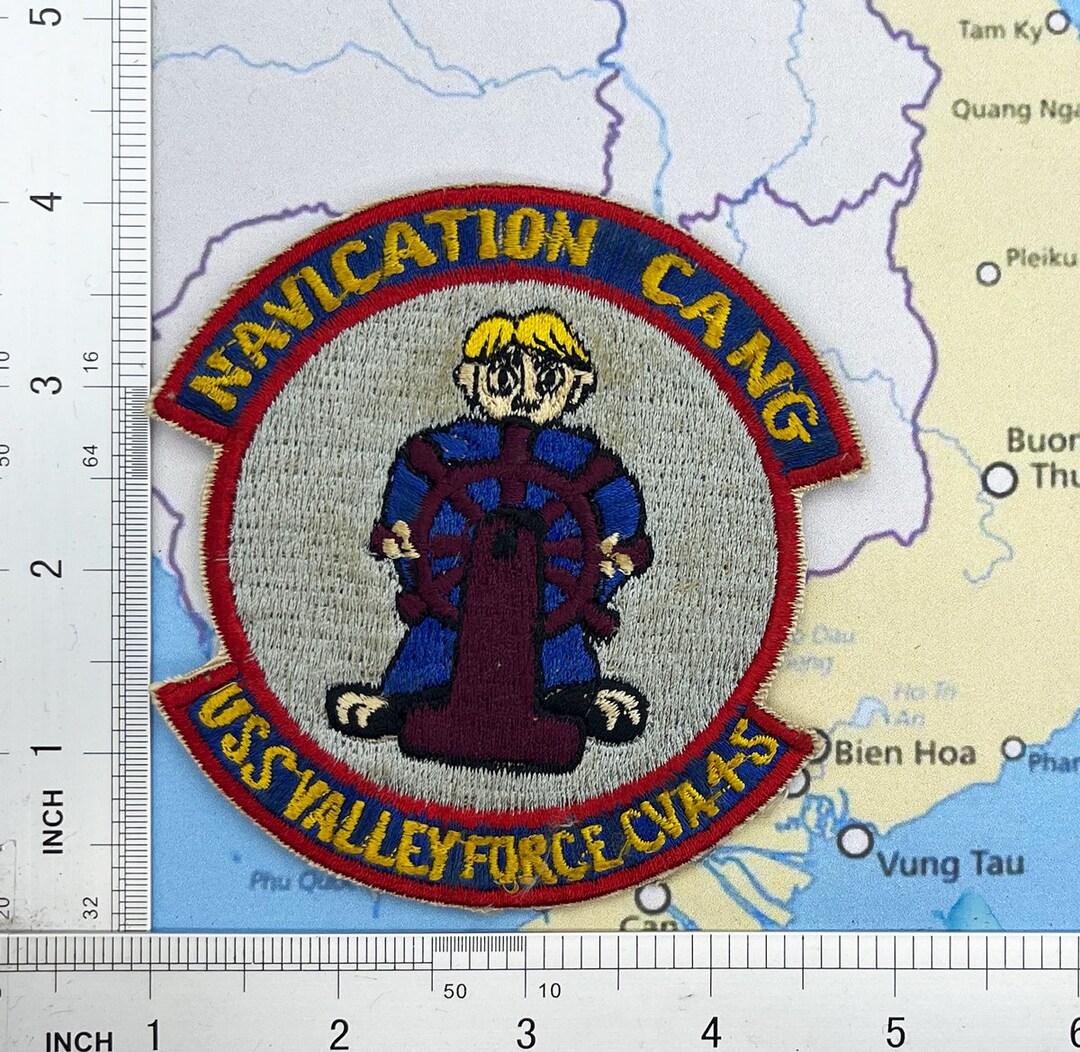 Patch Us Navy Korean War Navigation Gang Uss Valley - Etsy
