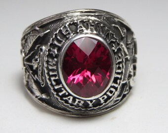 US Army Ring Military Pol Sterling Silver 925 YOUR SIZE | Etsy