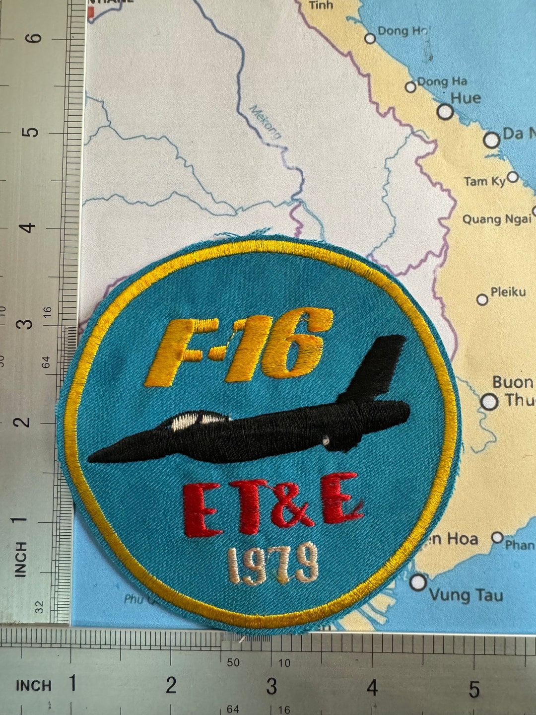Patch Usaf Patch Test F 16 6510 Test Wing Ete European Test - Etsy