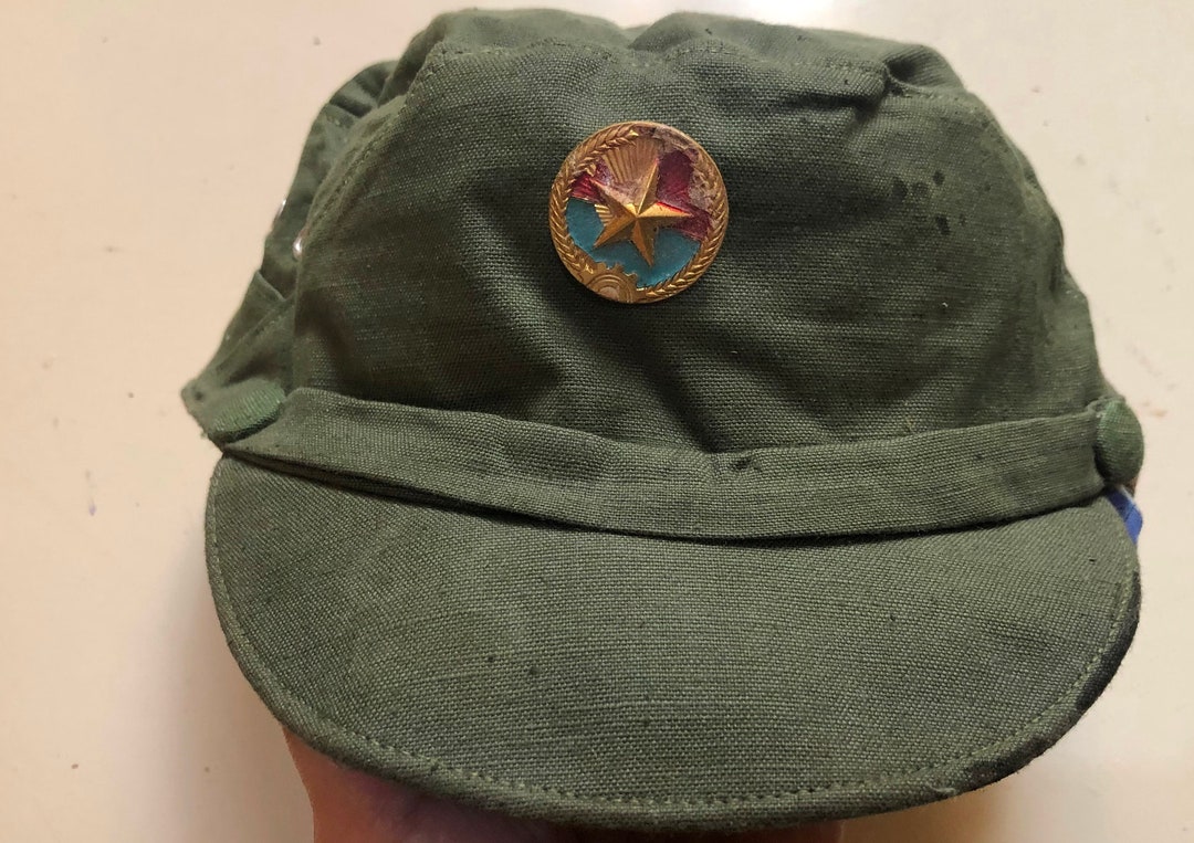 Peak Cap , Jungle Ops VC , Viet Cong Hat , a Star Pin , Original ...