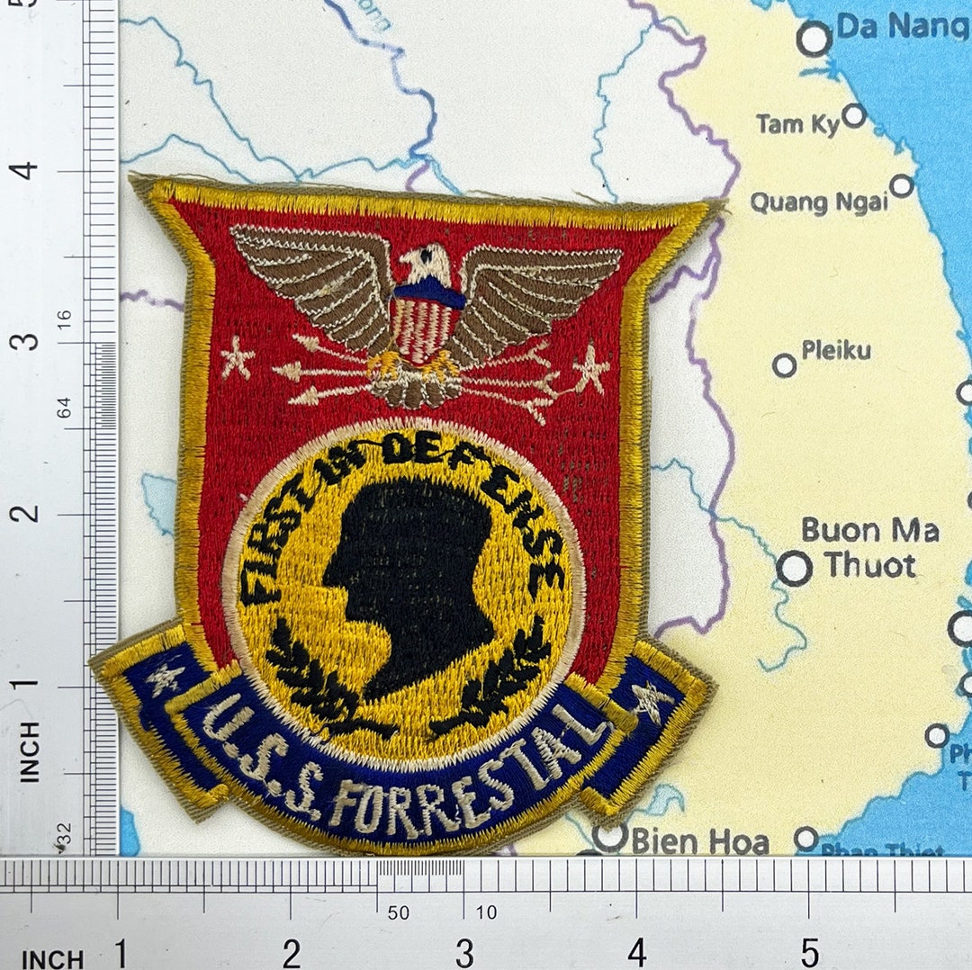 Patch Us Navy Supercarrier Uss Forrestal first in - Etsy