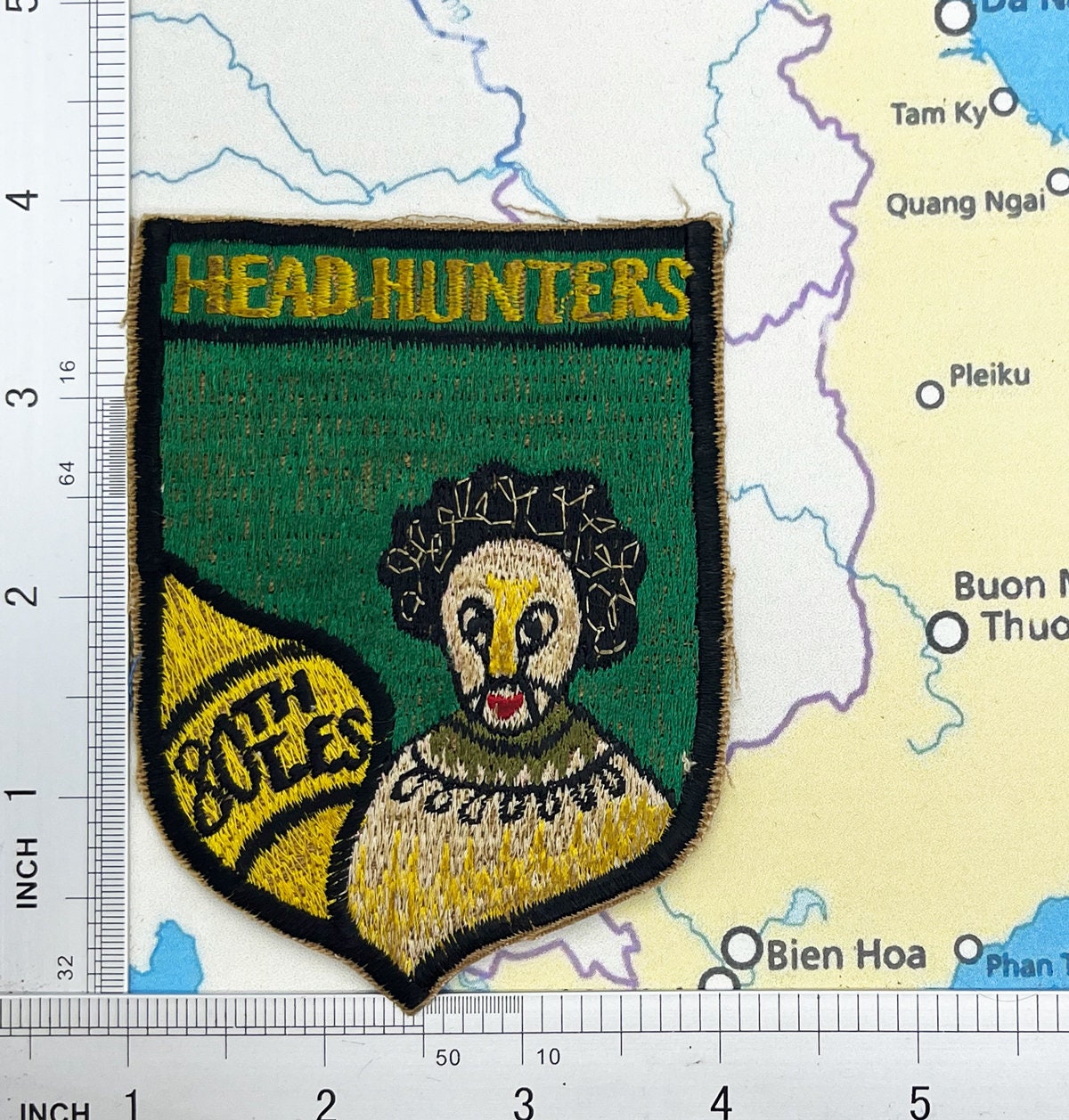 Patch Usaf 80th Fighter Squadron Head Hunters Patch C5-188 - Etsy