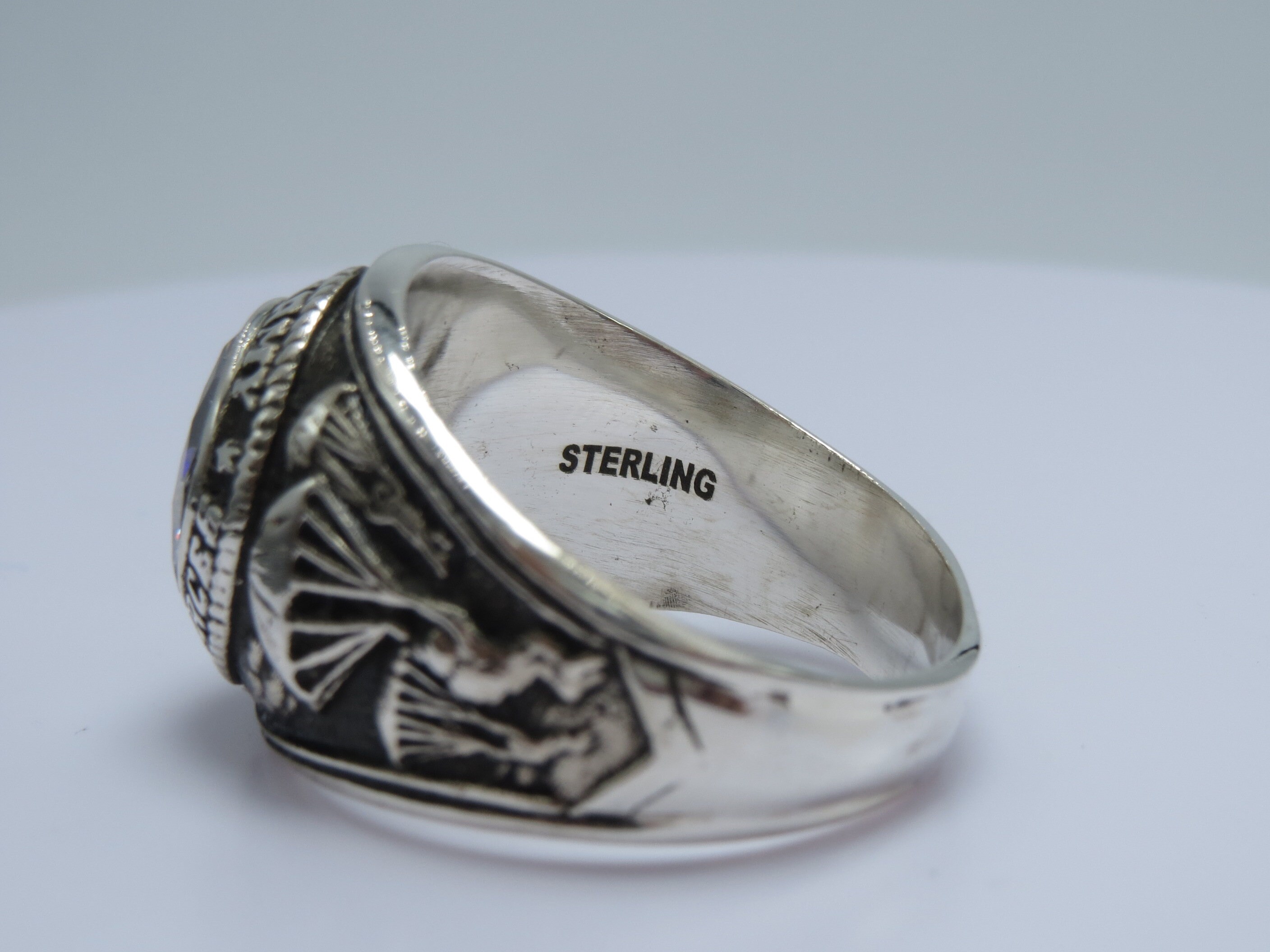 Us Army Ring Special Forces in USA Silver 925 US Army - Etsy