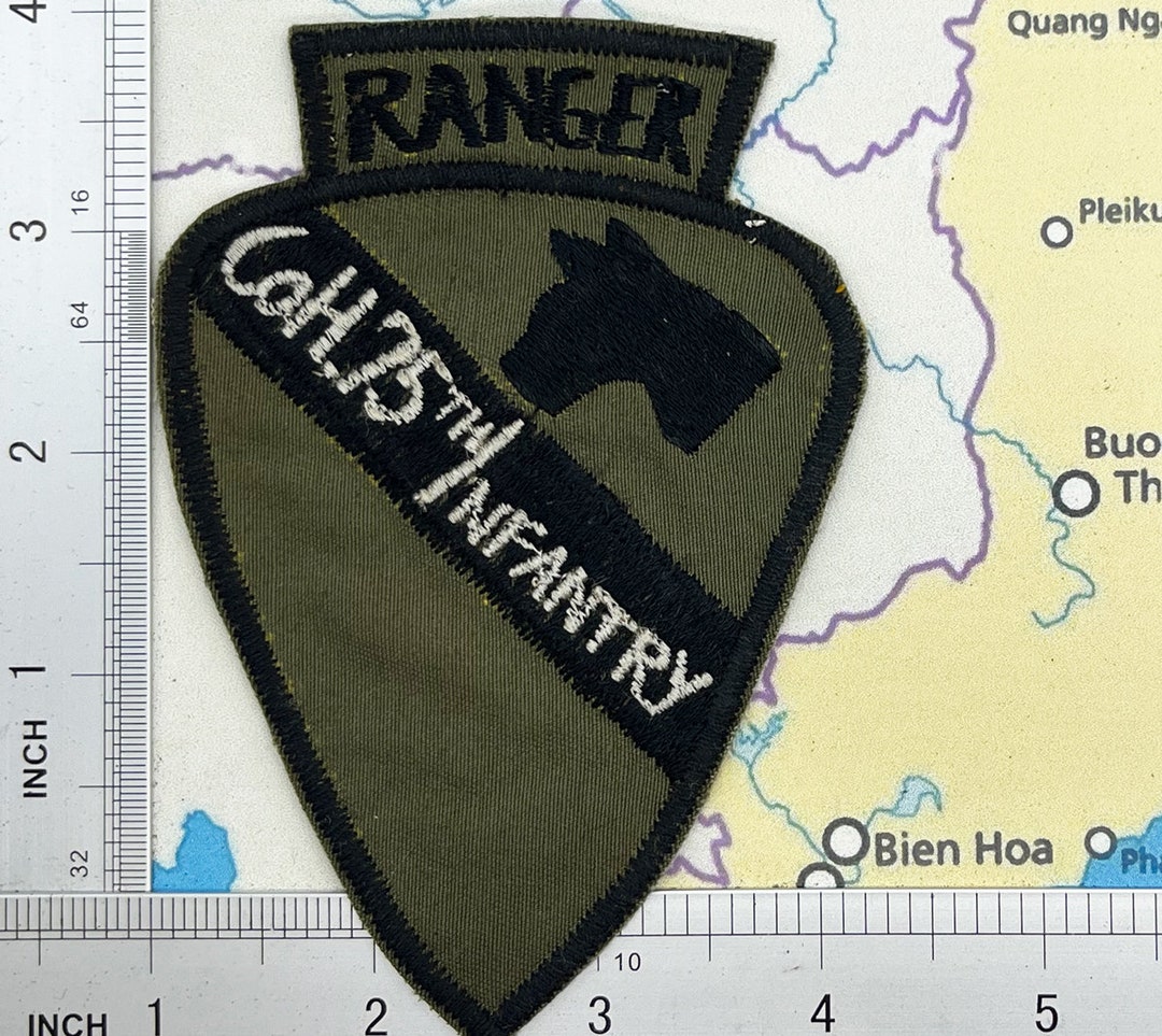 Patch 1st Cavalry Division , 75th Ranger Infantry H Co. Vietnamw Patch ...