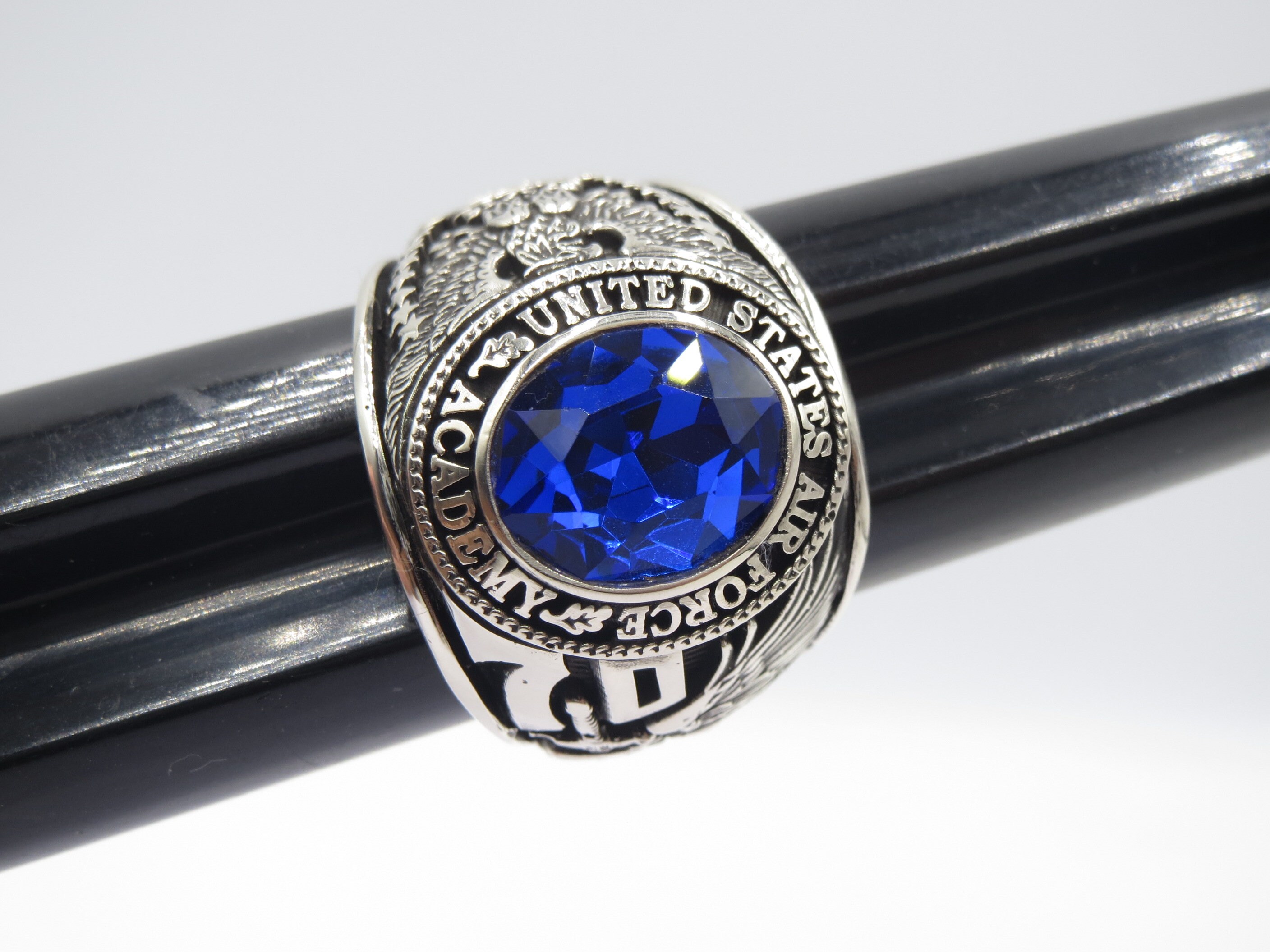 US Air Force Ring USAF USNA 70 Sterling Silver 925 - Etsy