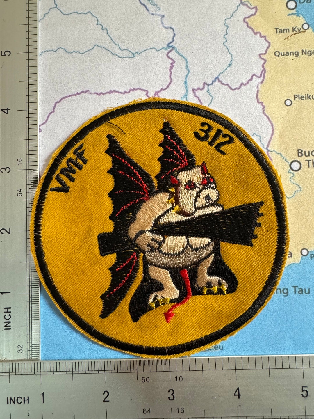 Patch Usmc Fighter Attack Squad Vmf 312 Patch Usmc Vmf 312 - Etsy