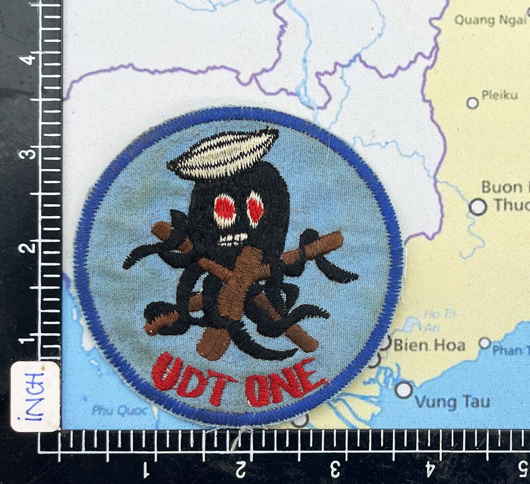 Patch , Udt Us Navy , Underwater Demolition Team Udt One Scuba Airborne , T1-539 - Etsy