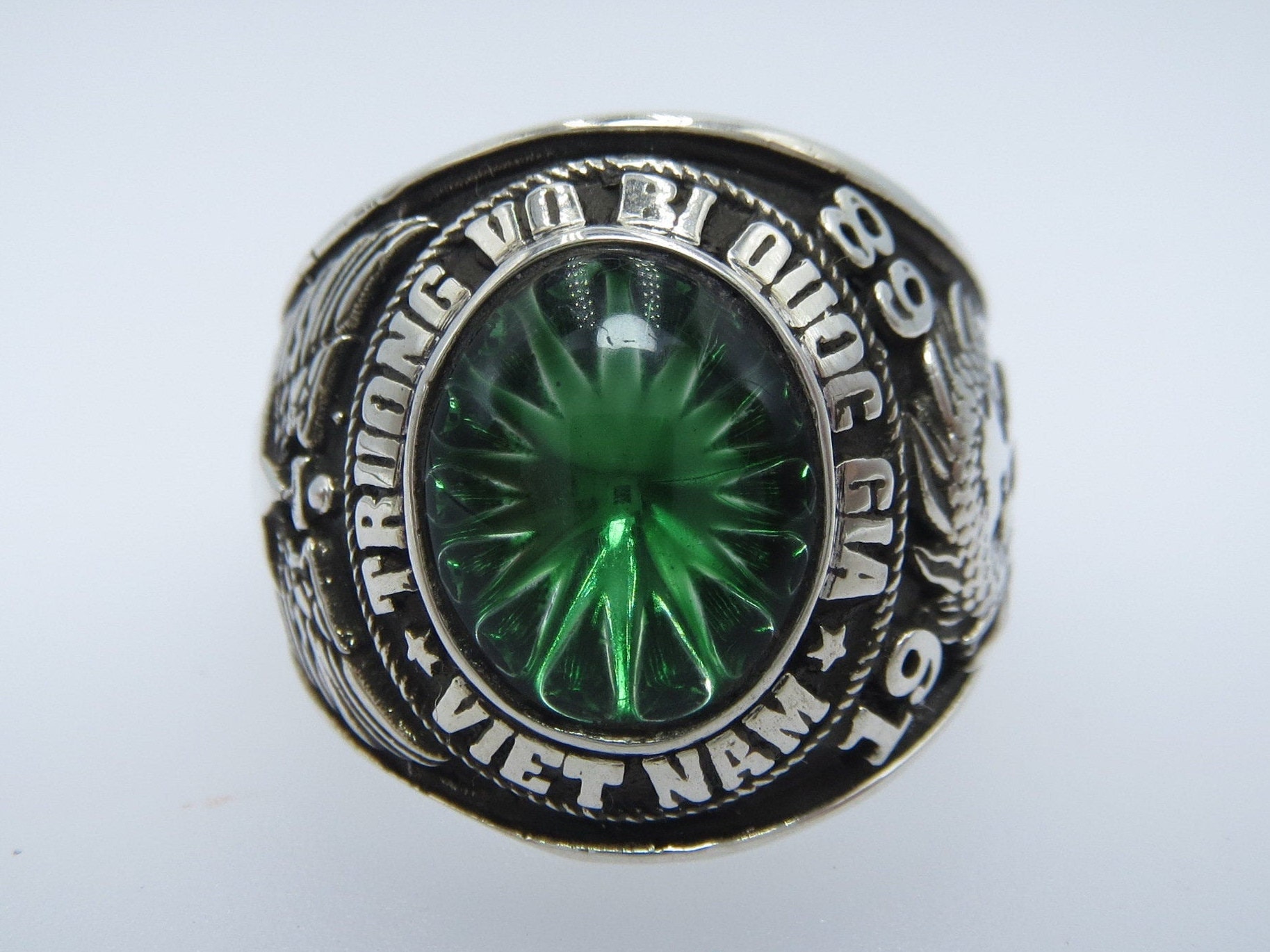 Truong Vo Bi Quoc Gia Ring Viet Nam 1968 Sterling Silver - Etsy