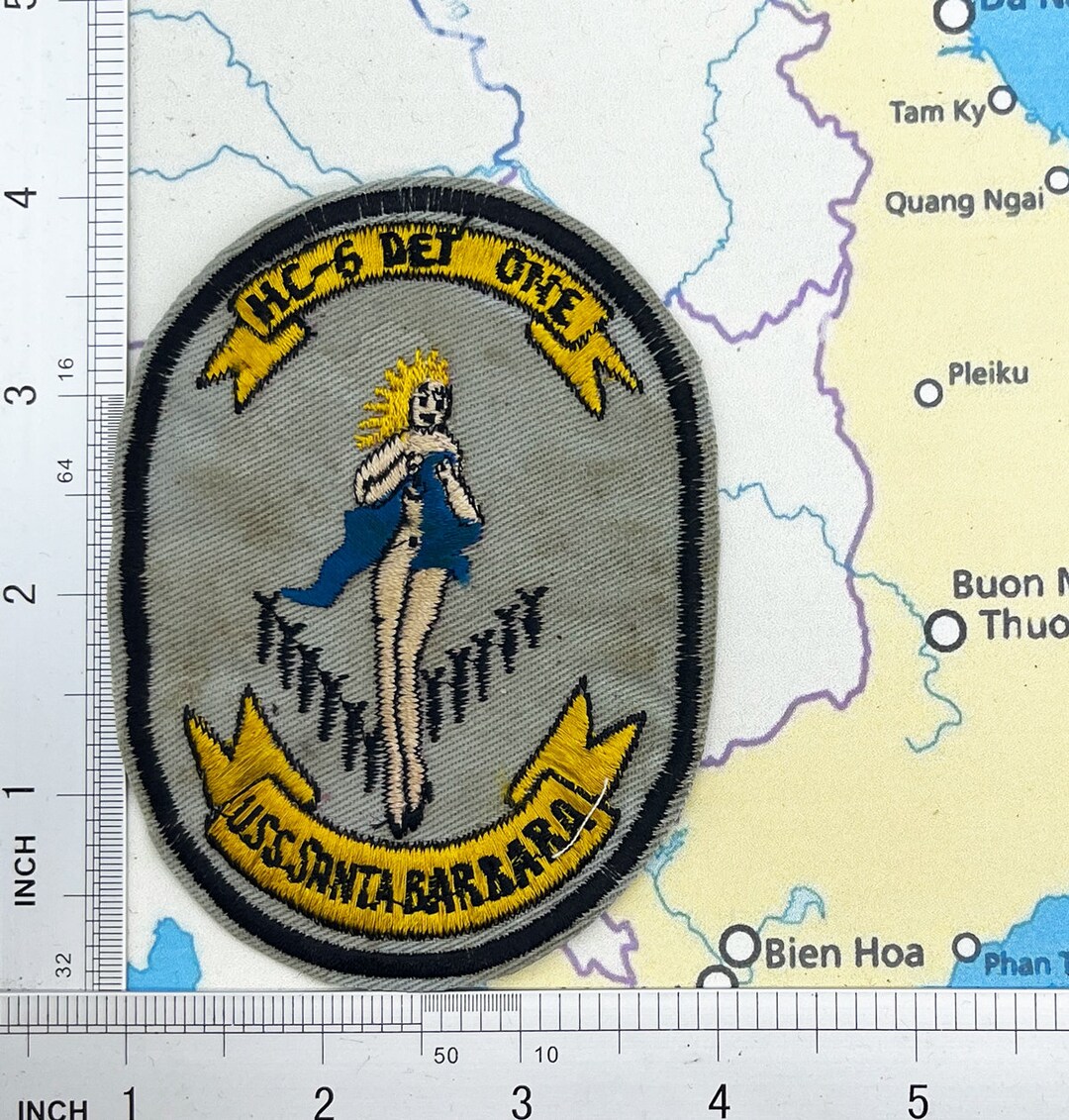 Patch Hc 6 Det One Uss Vietnam War Patch C5-228 - Etsy