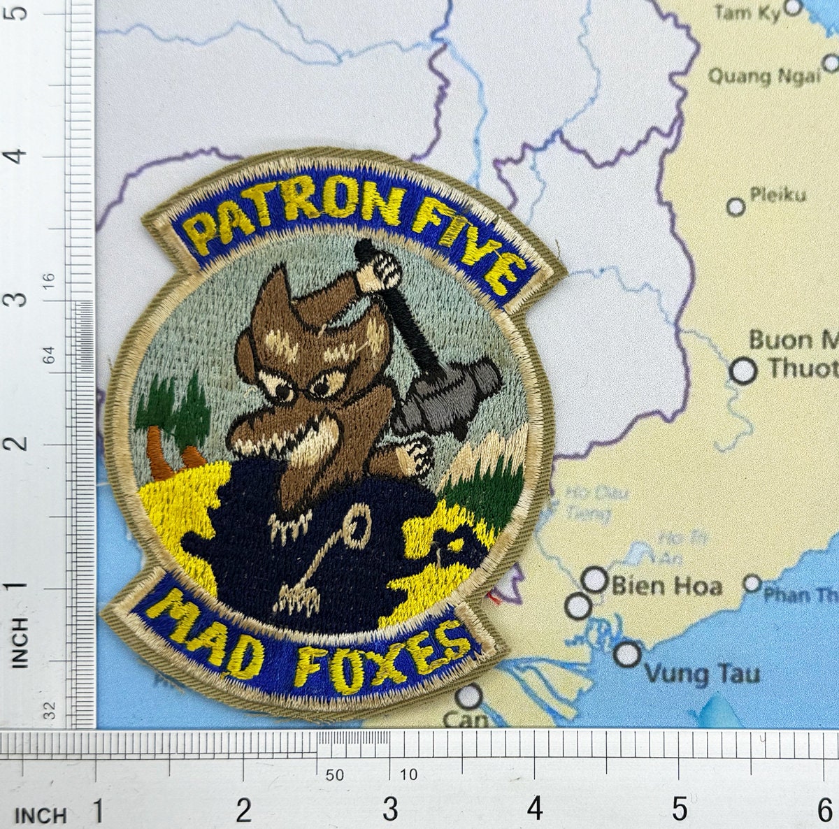 Patch Usn Vp Patron 5 Mad Foxes Squadron Patch Usn Uss - Etsy