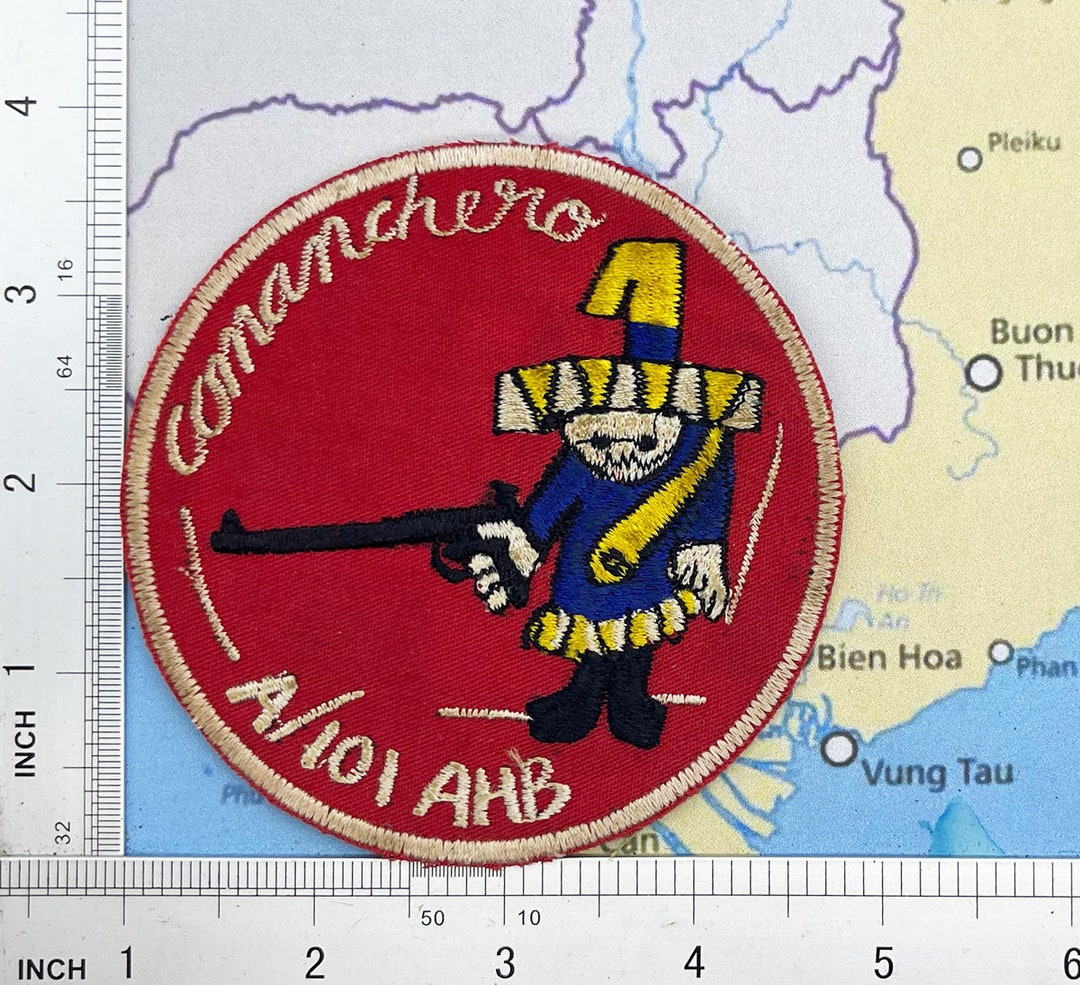 Patch , Comanchero , A-101 AHB , Vietnam War Patch , T5-65 - Etsy