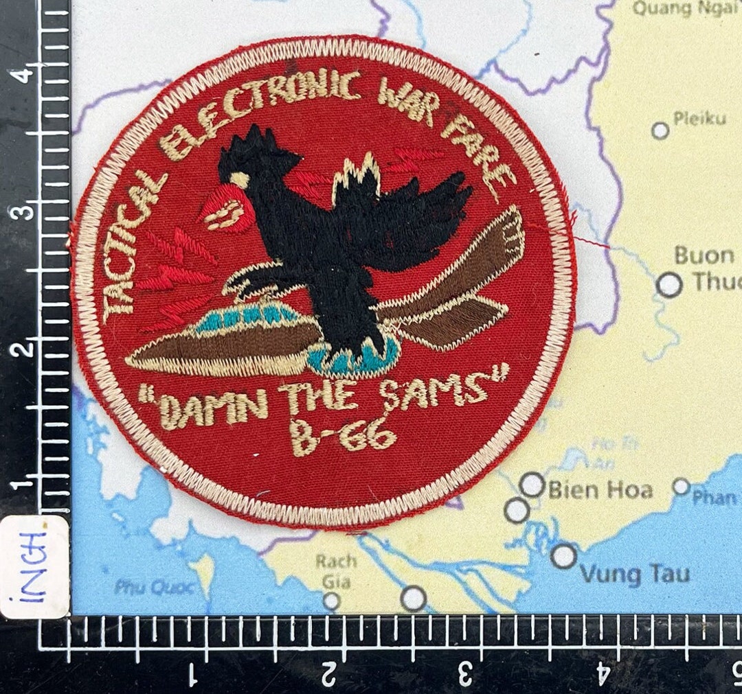 Patch , 42nd Tactical Electronic Warfare Squadron Damn the Sams B-66 Patch Tew , T6-782 - Etsy
