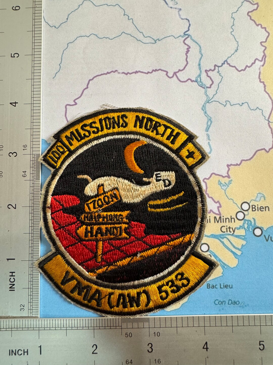 Patch , Usmc Fixed Wing Marine Attack Vmaaw533 100 Missions North , S2 ...
