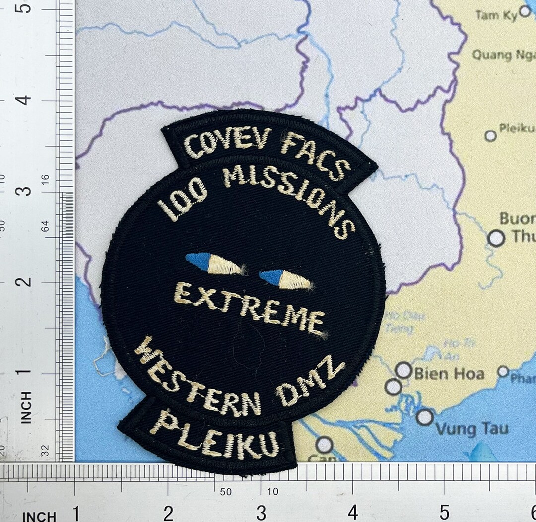Patch US Air Force Vietnam Gun Ship Covey FAC Pleiku 100 - Etsy