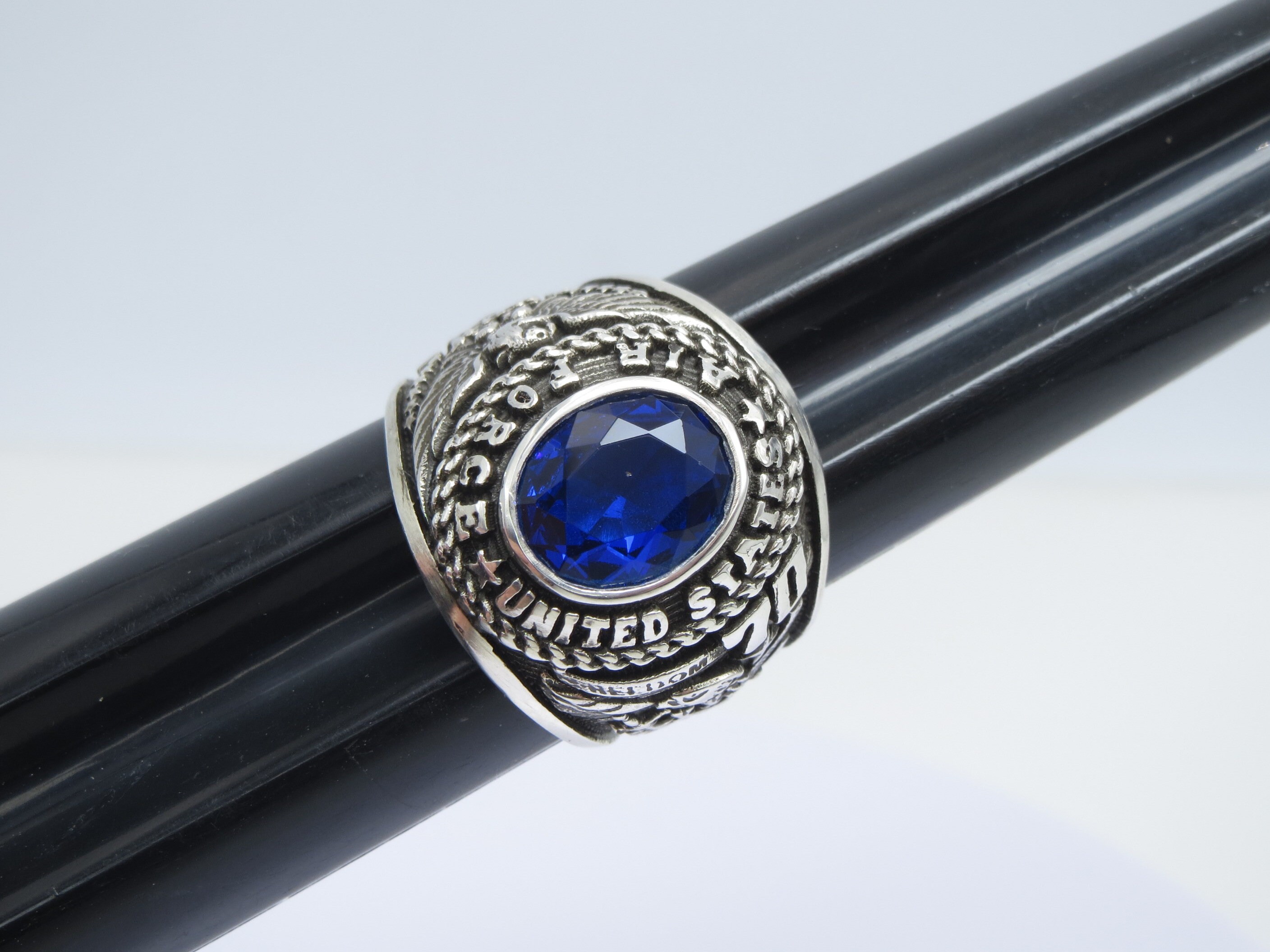 US Air Force Ring 1970 Sterling Silver 925 Gift | Etsy