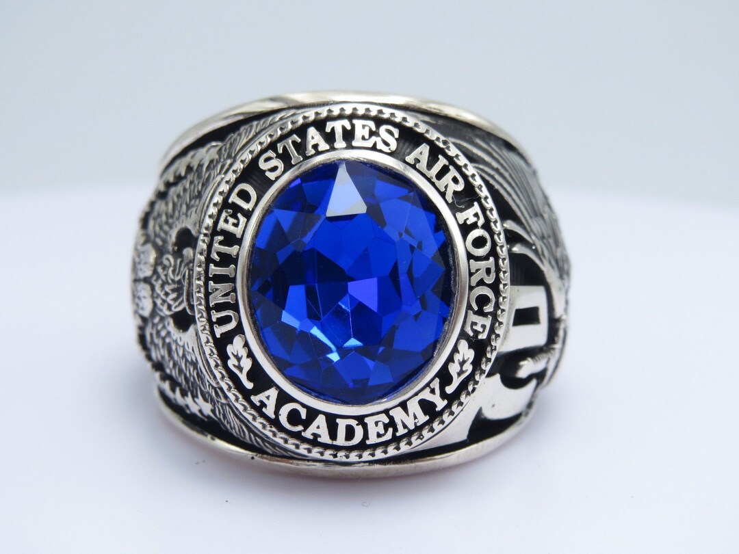 US Air Force Ring , 1970 , USAF , USNA , Sterling Silver 925 , Military ...