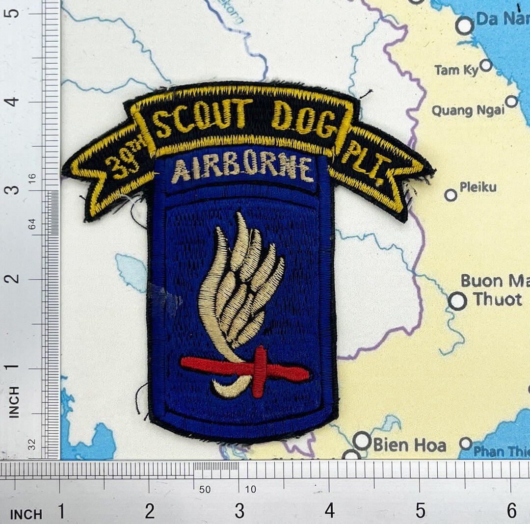 Patch 39th Platoon Scout Dog Airborne Vietnamw Patch - Etsy
