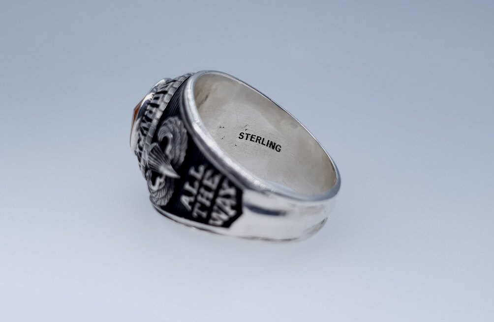82nd Airborne Division Ring Sterling Silver 925 Military - Etsy Israel