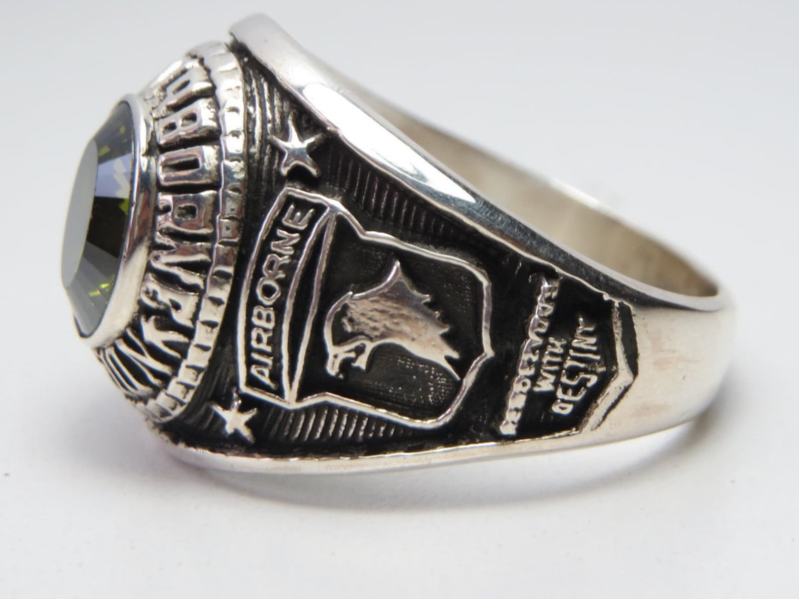 101st Airborne Division Ring Air Assault Sterling Silver | Etsy