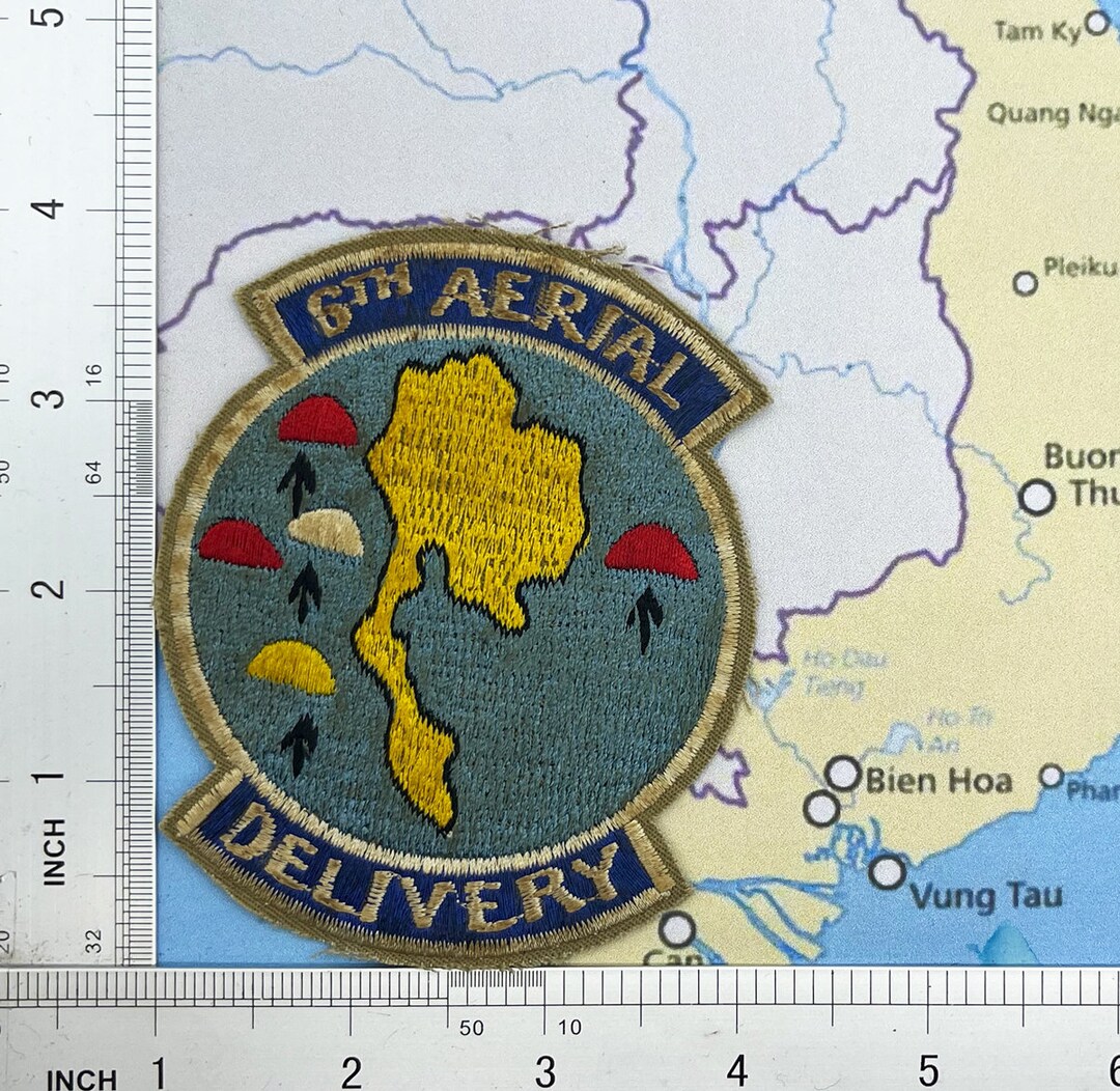Patch USAF 6th Aerial Delivery Squadron Vietnamw Patch E1 - Etsy