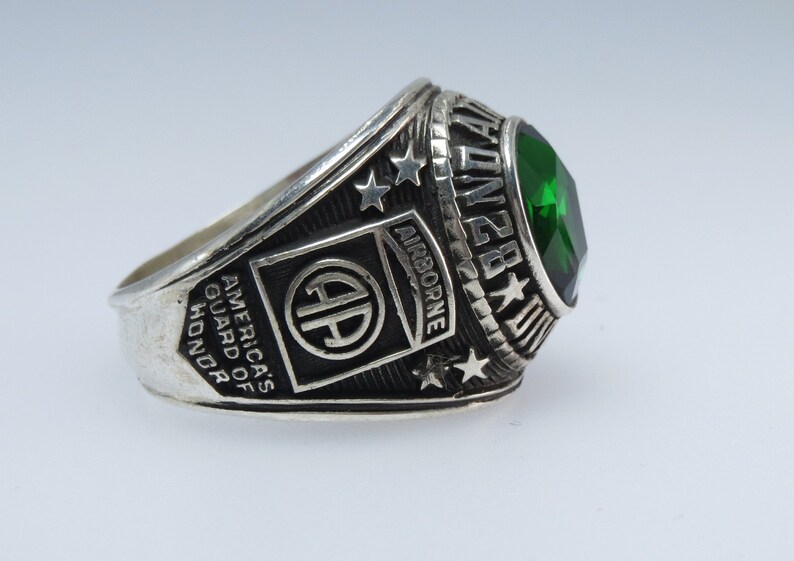 82nd Airborne Division Ring Sterling Silver 925 Gift - Etsy
