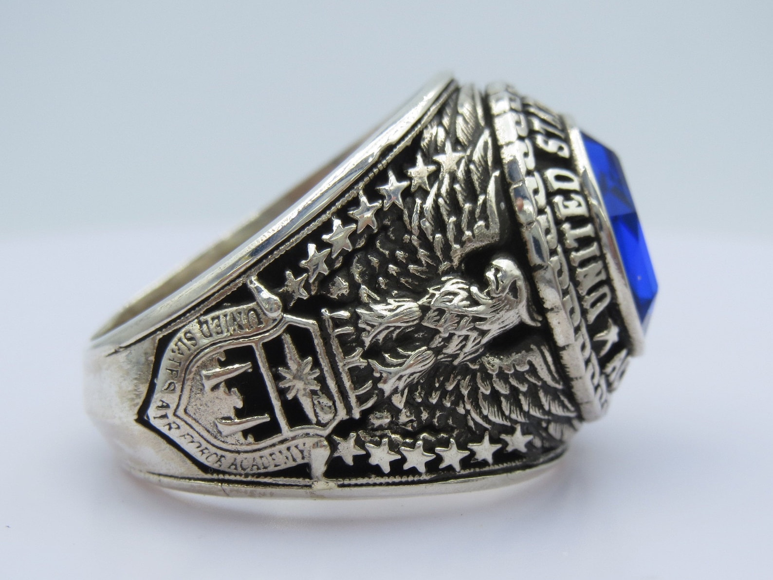 US Air Force Academy Ring 2021 USNA Sterling Silver 925 | Etsy
