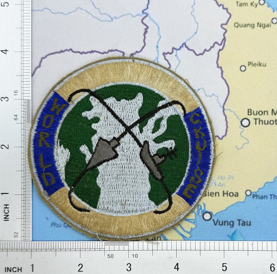 Patch Usn World Cruise Vietnam War Patch Usn Uss Usaf - Etsy