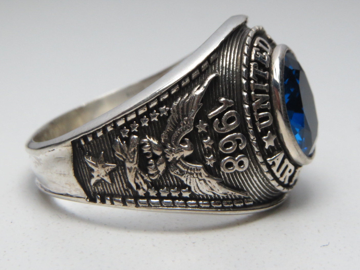 US Air Force Ring 1968 Sterling Silver 925 Gift | Etsy