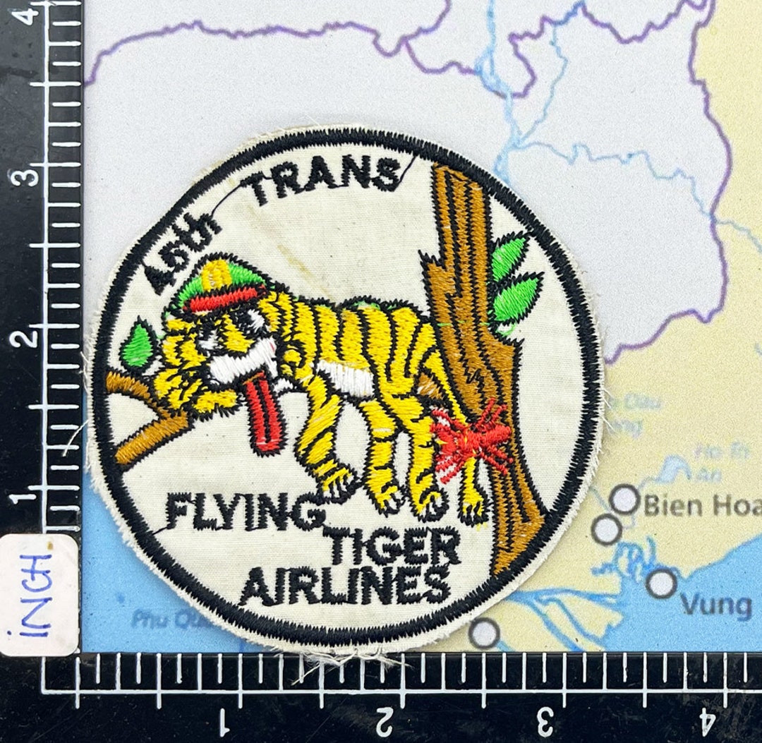 Patch , 45th Trans , Flying Tiger Airlines Patch , Vietnam War , P1-1 ...