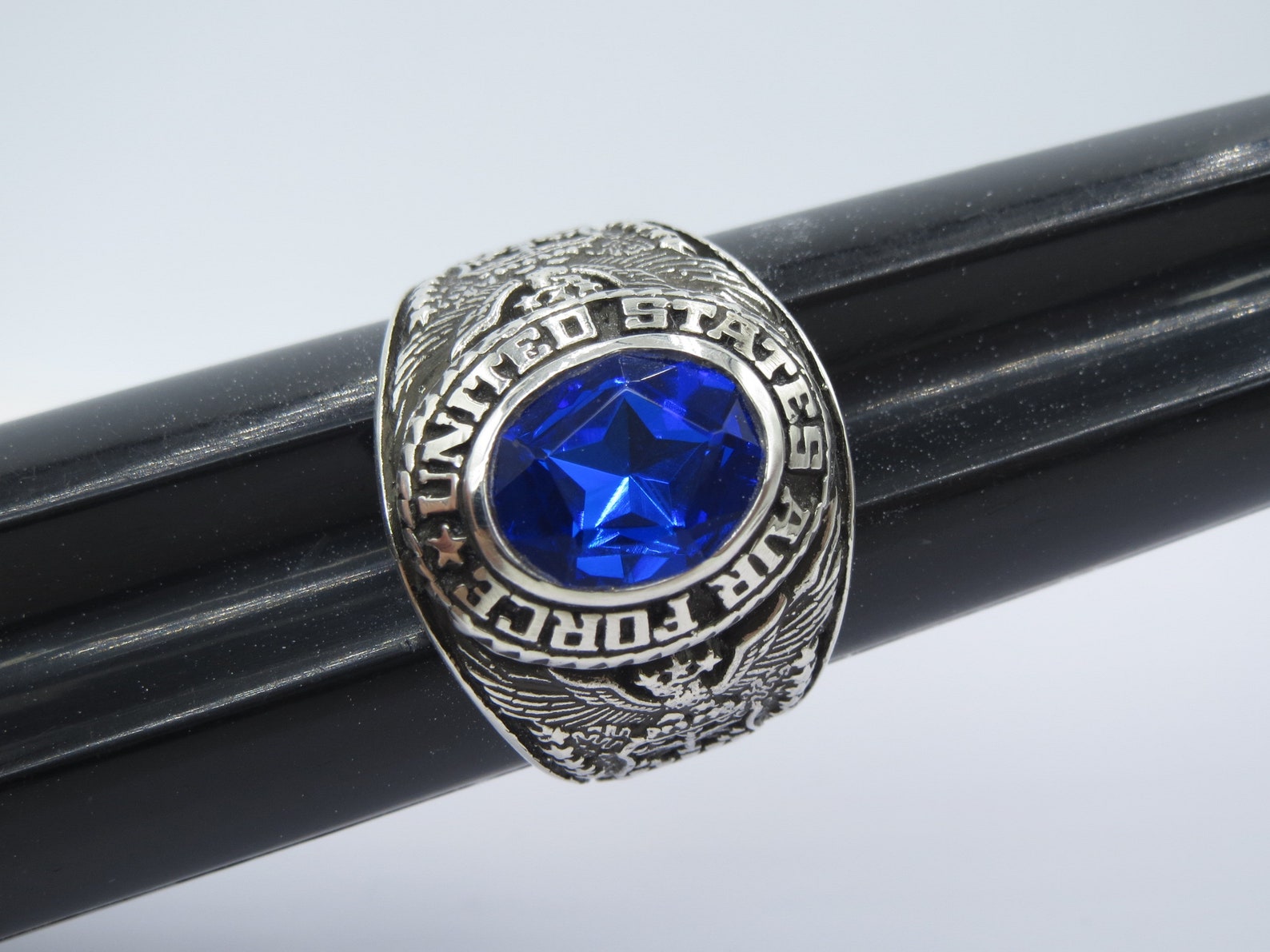 US Coast Guard Ring USAF Sterling Silver 925 Gift - Etsy