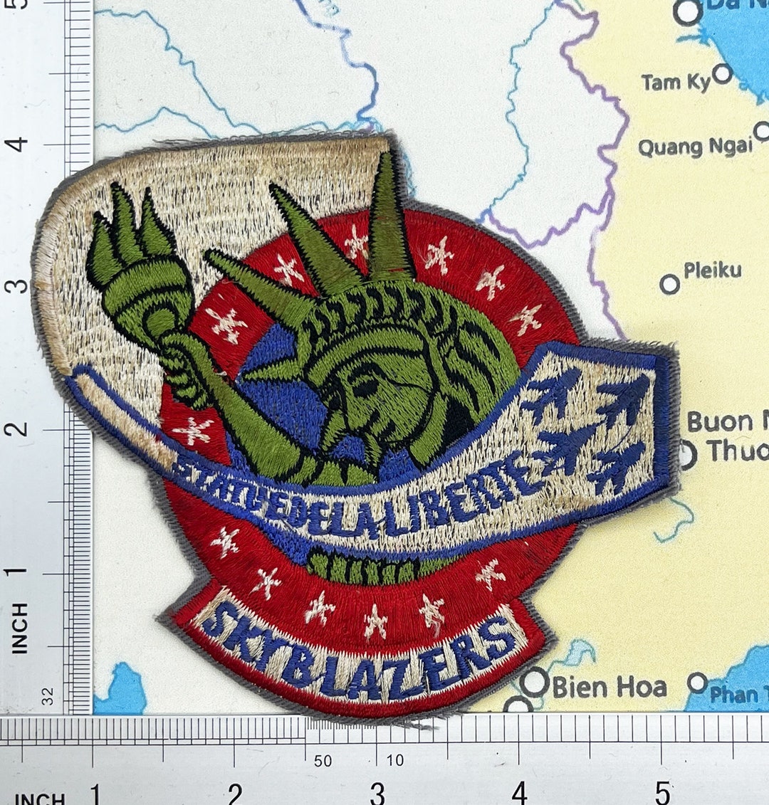 Patch Usaf 48th Tactical Fighter Wing Statue De La Liberte - Etsy