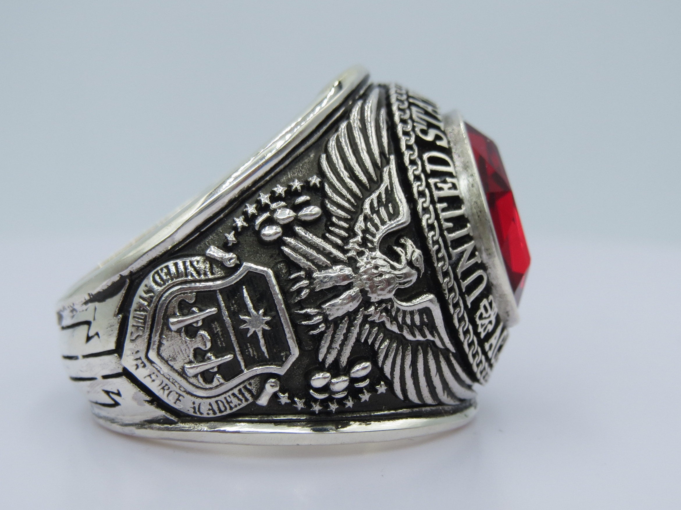 US Air Force Ring USAF 59 USN Sterling Silver 925 - Etsy