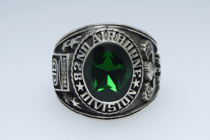 82nd Airborne Division Ring Sterling Silver 925 Gift - Etsy