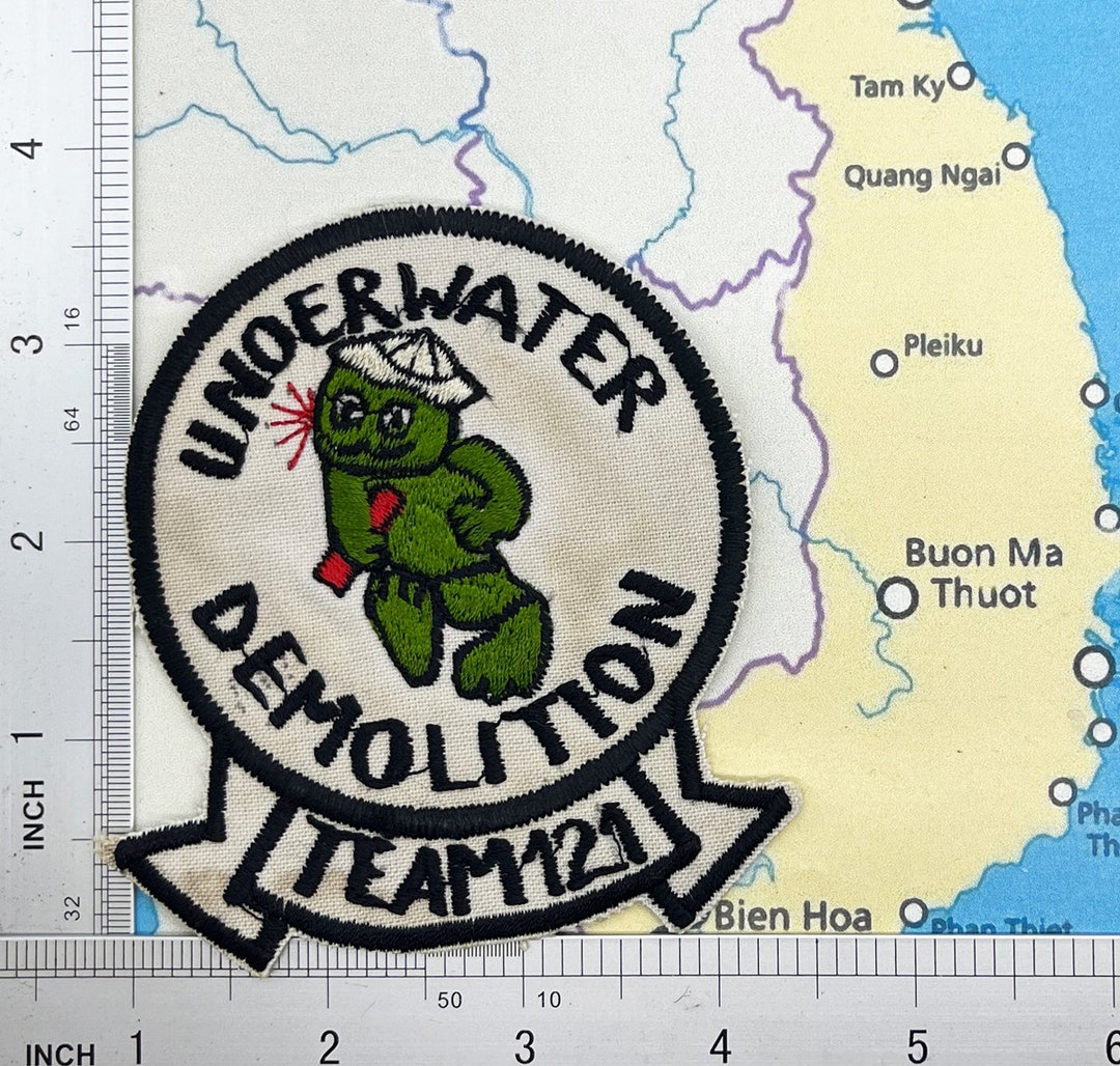 Patch Vietnam Us Navy Seal Udt Patch Underwater Demolition - Etsy