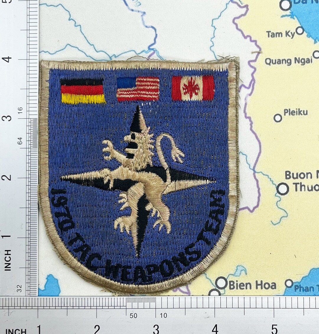 Patch , 4 ATAF Weapons Team 1970 Patch , Usaf Patch , C5-720 - Etsy