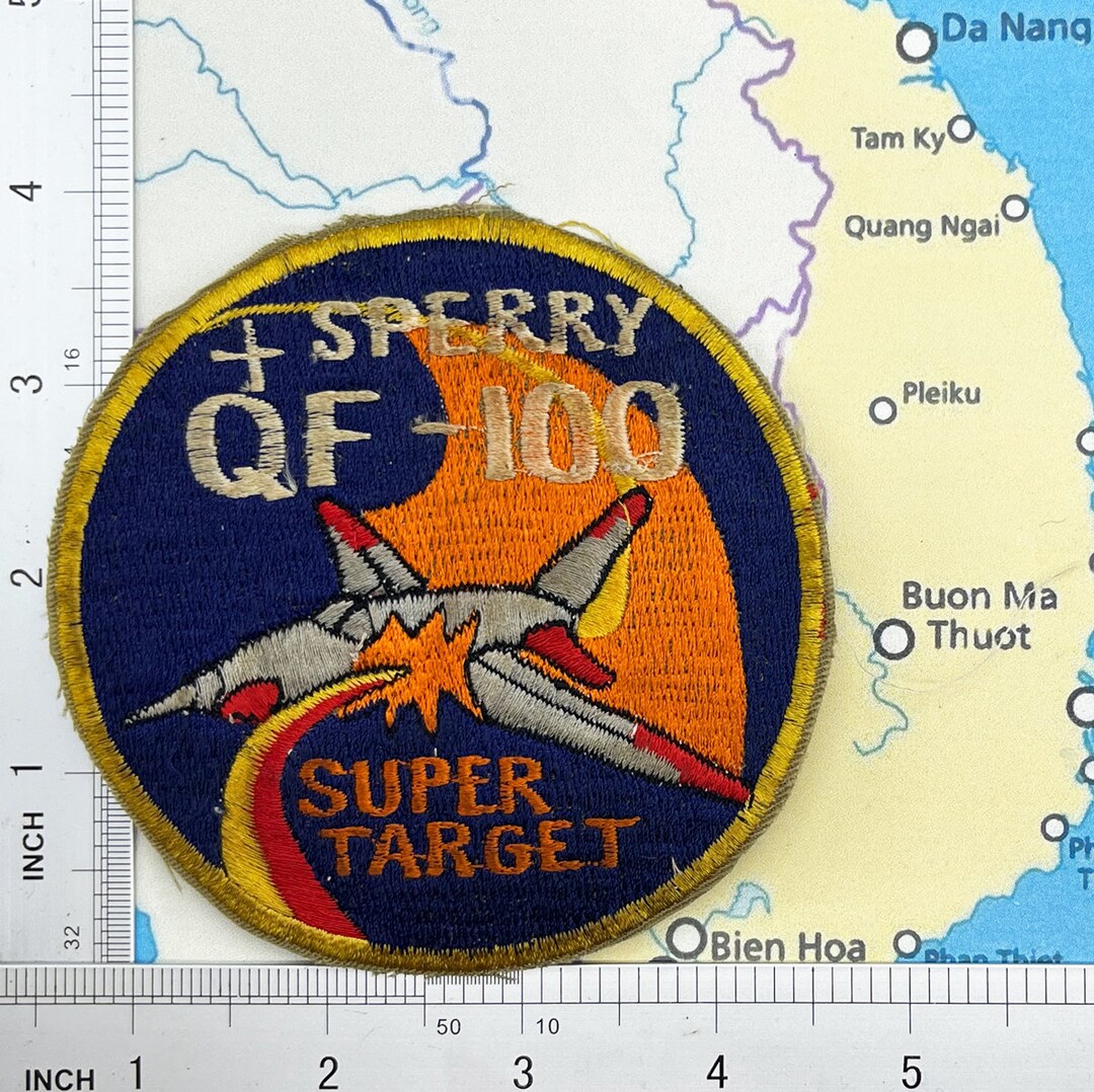 Patch , USAF Sperry QF100 Super Target Drone Program Vietnamw Patch ...