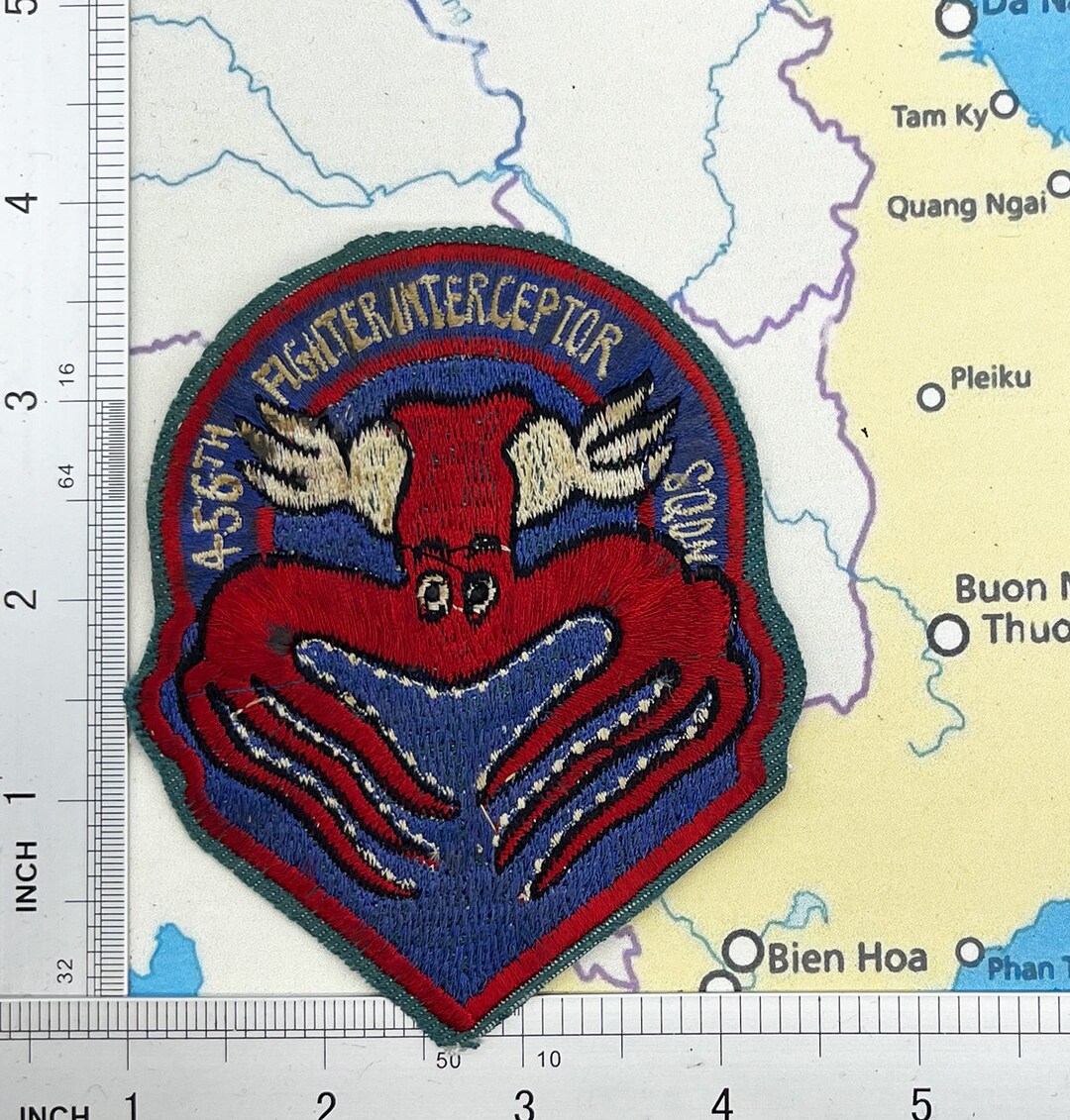 Patch , Usaf 456th Fighter Interceptor Squadron Patch , C5-608 - Etsy