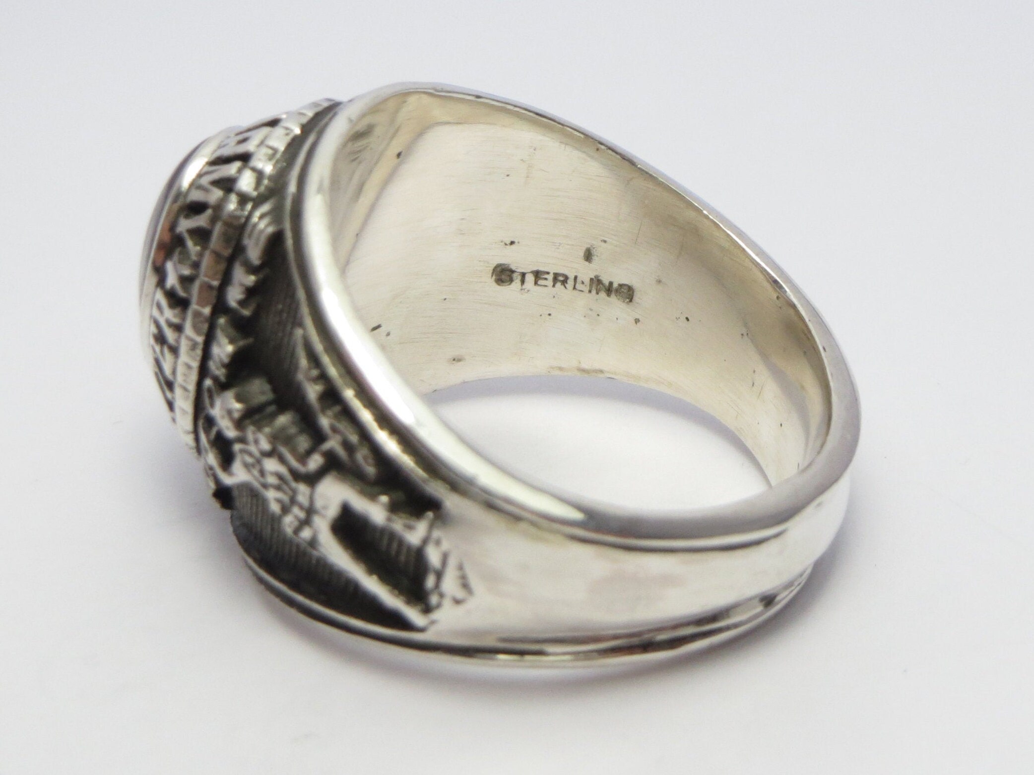 US Army Ring INFANTRY CENTER Follow me Sterling Silver 925 | Etsy